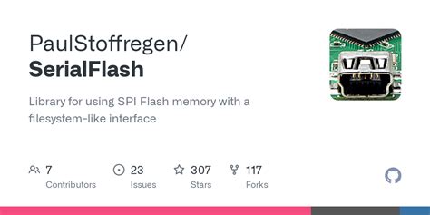Github Paulstoffregen Serialflash Library For Using Spi Flash Memory With A Filesystem Like