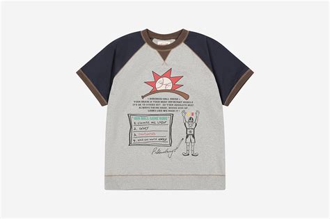 프라블럼올웨이즈 레퍼리 래글런 스웨트셔츠 그레이 Problemallways Kream