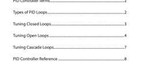 Pid Loop Tuning Pocket Guide Version 5 Now Available Control Global