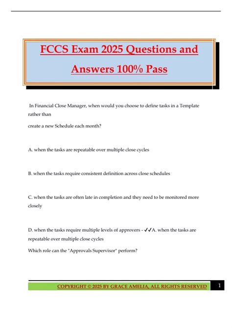 Fccs Exam 2025 Questions And Answers 100 Pass Fccs Stuvia Us
