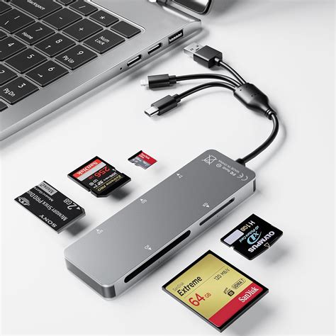 Memory Stick Pro Duo Adapter 5 In 1 Multi Memory Card Reader Supports Sd Tf Cf Ms Xd