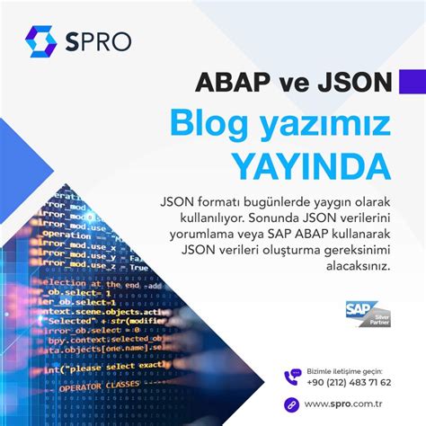 Aslıhan Özbozkurt Abap Ve Json” Başlıklı Blog Yazısında Json Verilerini Yorumlama Veya Sap