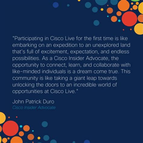 Cisco Insider On Linkedin Ciscoinsideradvocate Ciscolive Ciscoinsider