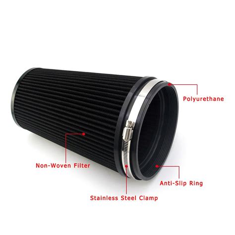 150mm 6inch Car High Flow Air Filter Universal Air Vicedeal