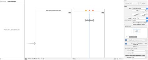 Xcode Odd Top Margin L In Compact Style Of Imessage Extension Stack Overflow