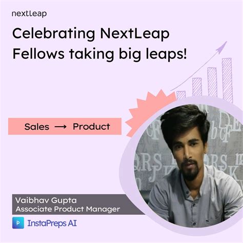 Vaibhav Gupta On Linkedin Thankyou Team Nextleap 😊