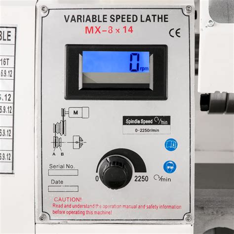 Vevor Mini Metal Lathe 8x14 Mini Lathe Machine 2250 Prm Variable