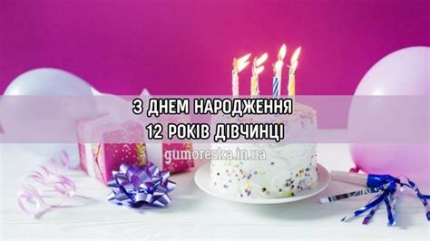 Привітання з днем народження дівчинці 12 років ТОП