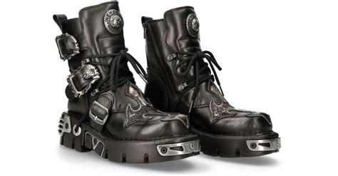 New Rock 407 S1 Cross Reactor Boots In Black For Men Lyst
