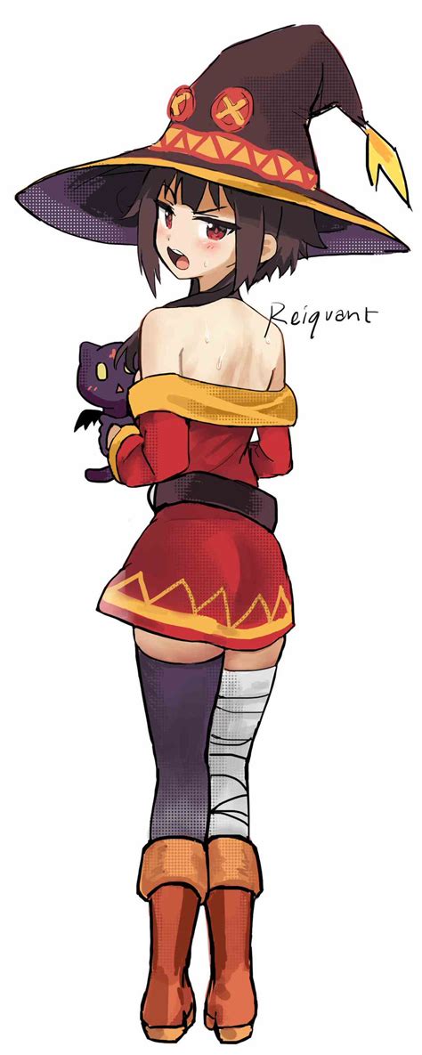 Megumin And Chomusuke Kono Subarashii Sekai Ni Shukufuku Wo Drawn By