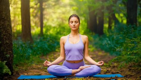Lexica Maiden Doing Yoga In A Magic Forest Poses Perfect Face