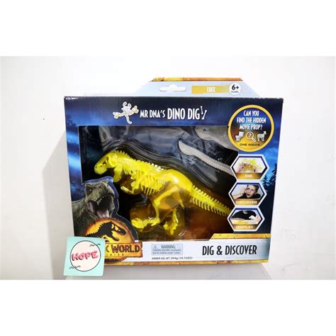 Jual Jurassic World Mr Dna Dino Dig And Discover Tyrannosaurus Rex Fosil