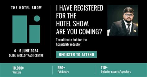 Sharukh Khan Mohammed On Linkedin The Hotel Show 2024