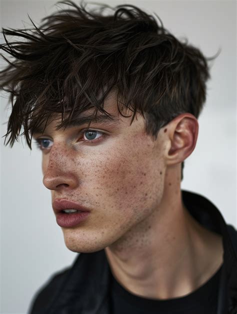 Explore 35 Unique Messy Fringe Haircut Styles For Men With Straight