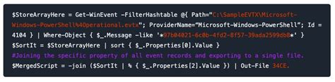 New Reconstructing Powershell Scripts From Multiple Windows Event Logs On The Trail Of