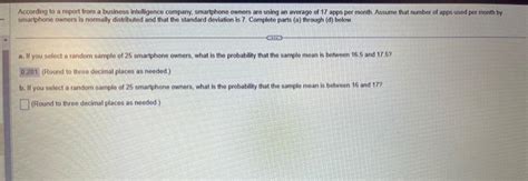 Solved Please Help Solve B And C B If You Select A Random Chegg