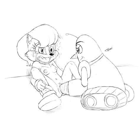 Rule 34 Drill Grounder Launny Sally Acorn Sonic Series Straight