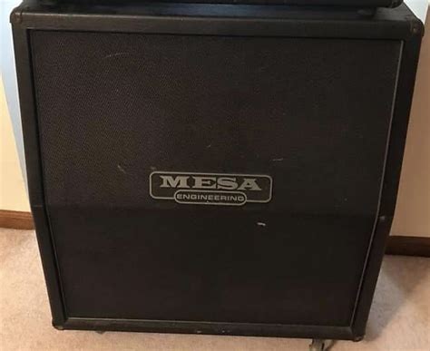 4 12” Mesa Boogie Oversized Cab 90s Black Reverb