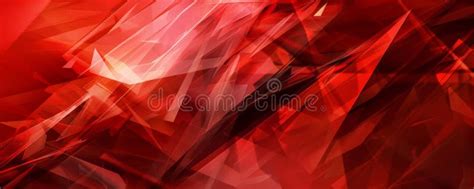 Scarlet Abstract Background Featuring Sharp Angular Shapes Intersecting And Overlapping For A