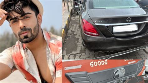 Bhagya Lakshmi Fame Actor Akash Choudhary Narrowly Escapes Road