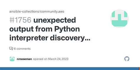 Unexpected Output From Python Interpreter Discovery With Awsssm