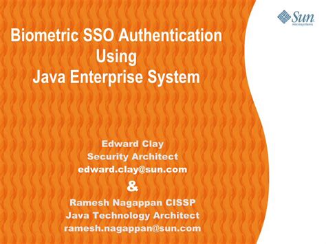 pdf biometric sso authentication using java enterprise systemcoresecuritypatterns
