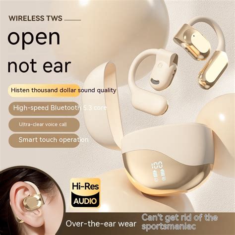 Wireless Ear Hook Bluetooth Headset Gas Bone Conduction Long Endurance Beuti Ful