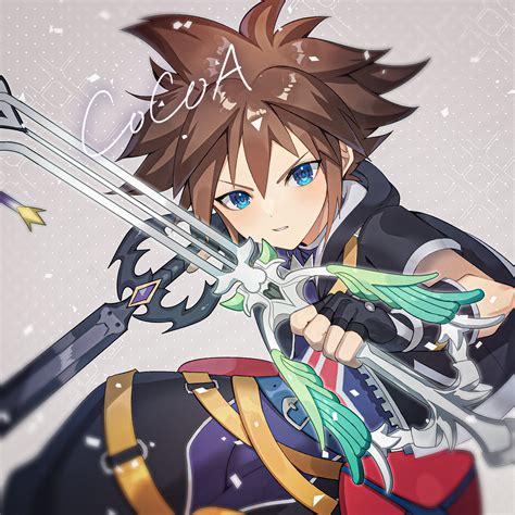 Sora Kingdom Hearts Drawn By Yasaikakiage Danbooru