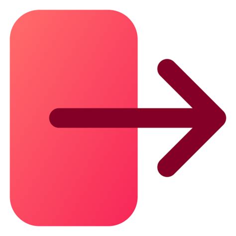 Logout Generic Gradient Fill Icon