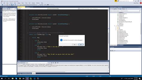 L I Kh Ng Build C Code Tr N Visual Studio Programming D Y