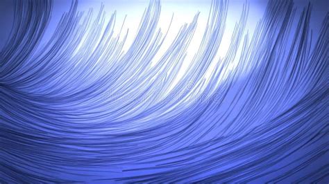 Abstract Blue Lines Create A Dynamic Wave Like Pattern Stock