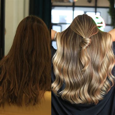 Balayage Before And After