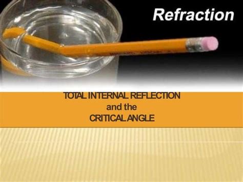 Total Internal Reflection Presentationpptx