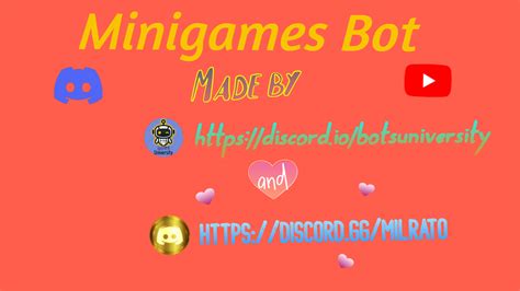 Github Testbot Github Minigames Handler By Milrato Development