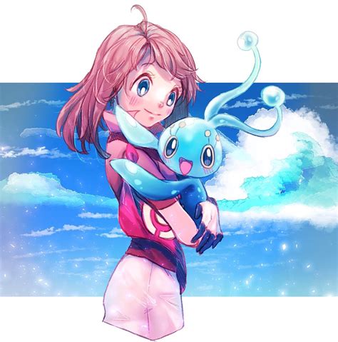 R Aka Manaphy May Pokemon Nintendo Pokemon Pokemon Rse Highres 1girl Black Gloves