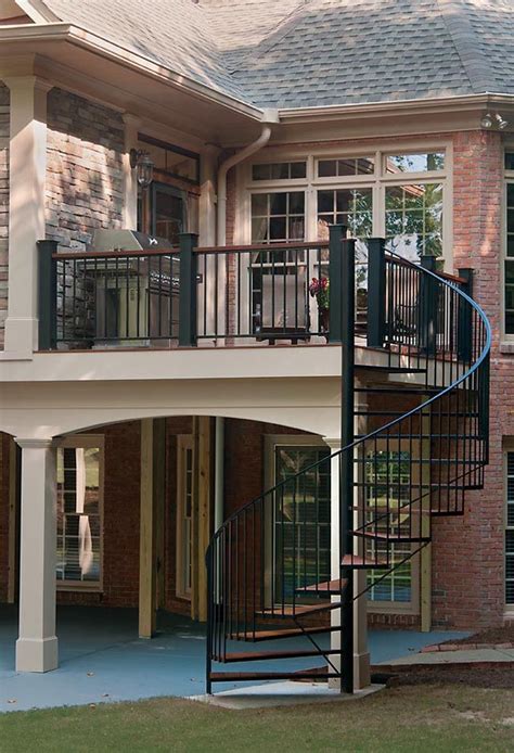 Elegant Spiral Stairs For Your Outdoor Space Double Spiral Staircase