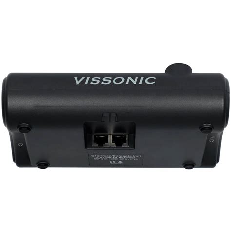 Vissonic Vis Dcc T Cleacon Series Wired Digital Discussion Chairman Unit With Touch Interface