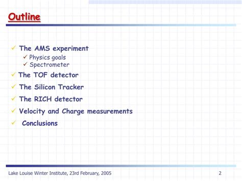 Ppt Cosmic Ray Velocity And Electric Charge Measurements In The Ams