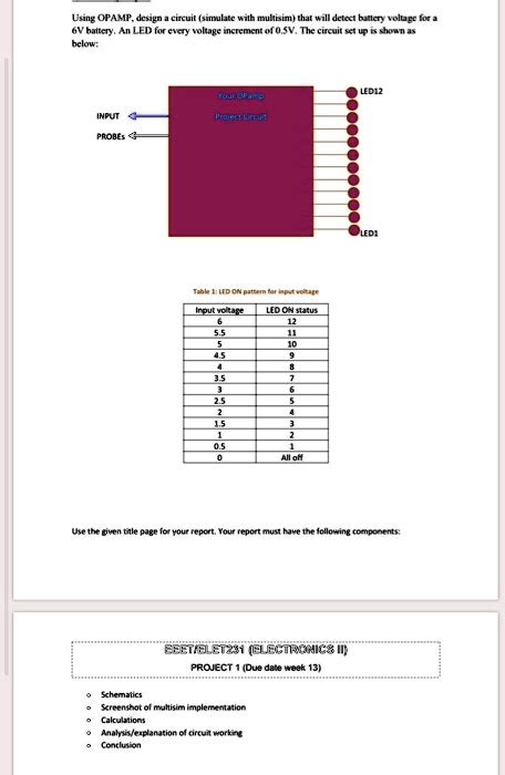 Using Opamp Design A Circuit Simulate With Multisim That Will Detect