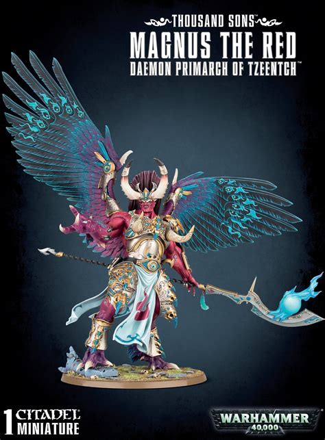 Games Workshop Warhammer 40k Thousand Sons Magnus The Red Gamers