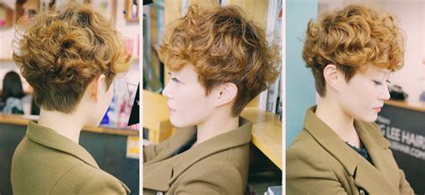 여자숏펌 짧은머리여자파마 투블럭베이비펌 네이버 블로그