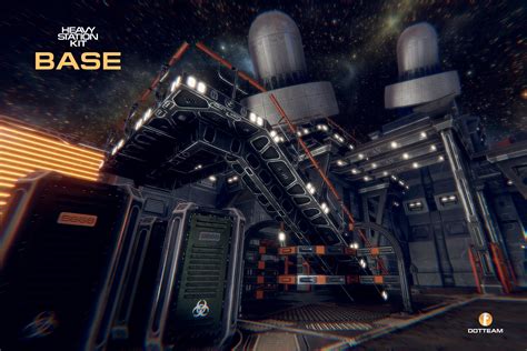 Sci Fi Heavy Station Kit Base 3d Sci Fi Unity Asset Store