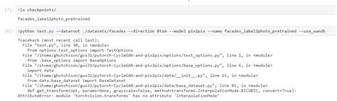 pix2pix colab code does not work for me · issue 1478 · junyanz pytorch