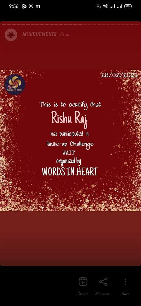 Rishu Raj On Linkedin Certificate Shayari Appriciation Achievement