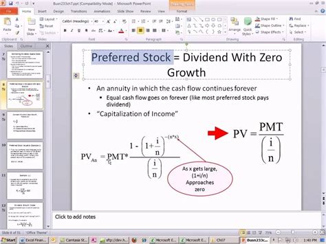 How To Calculate The Value Of A Preferred Stock In Microsoft Excel Microsoft Office WonderHowTo