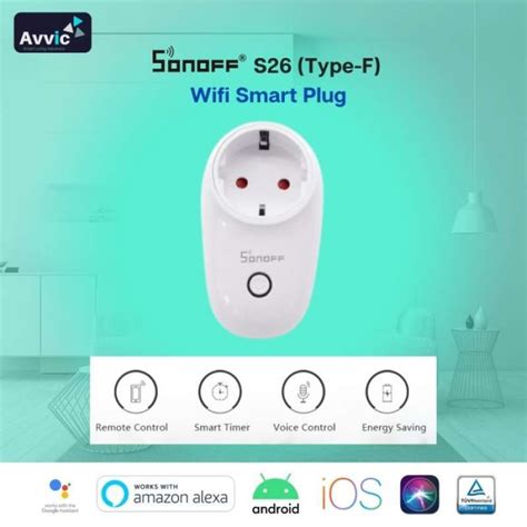 Jual Sonoff S26 Eu Smart Socket Colokan Listrik Pintar Kontrol Wifi Iot Di Seller Hanessystore