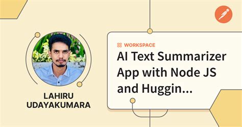 ai text summarizer app with node js and hugging face api postman api network