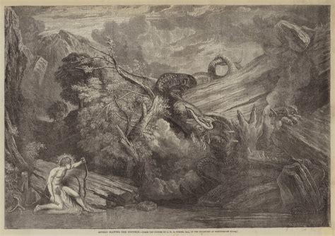 Apollo Slaying The Python By Joseph Mallord William Turner