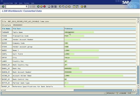 SAP FICO Central Mass Creation Of Vendor Supplier Master Records Through LSMW