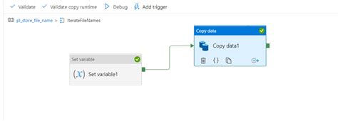 azure data factory cannot save the output of set variable into file database microsoft qanda